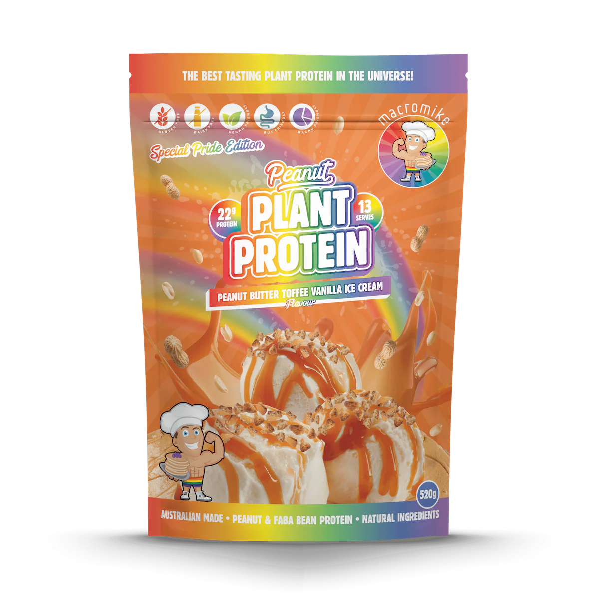Macro Mike Peanut Plant Protein Powder – Snowy Mountains Nutrition